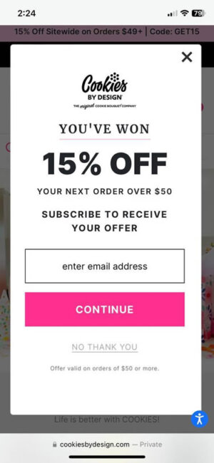 Cookies by Design Coupons - SuperMall