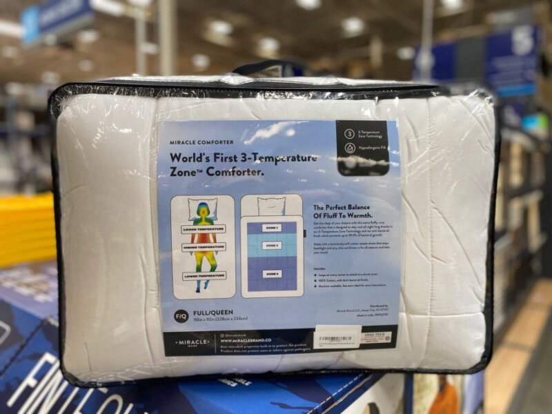 Miracle Comforter. World’s First 3-Temperature Zone Comforter. Read My ...