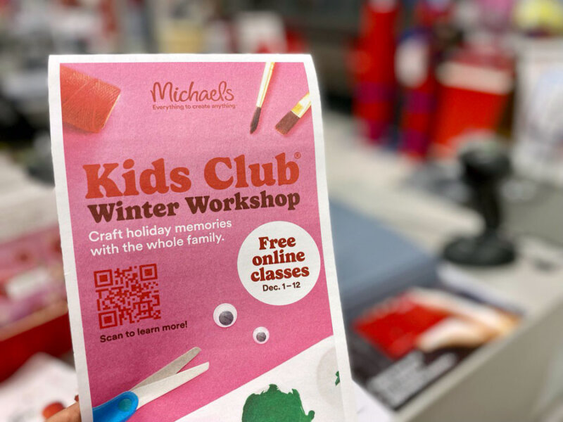 Michaels Festive Gift to Families: 12 Days of Free Kids Craft Workshops ...